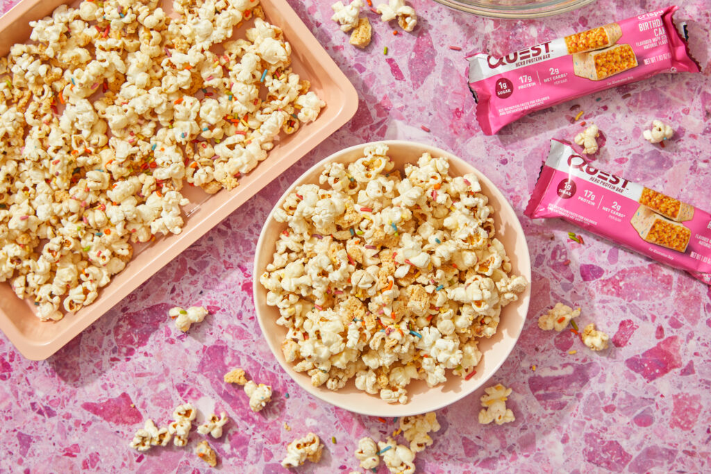 Crispy Birthday Cake Popcorn Recipe – P-HealthX