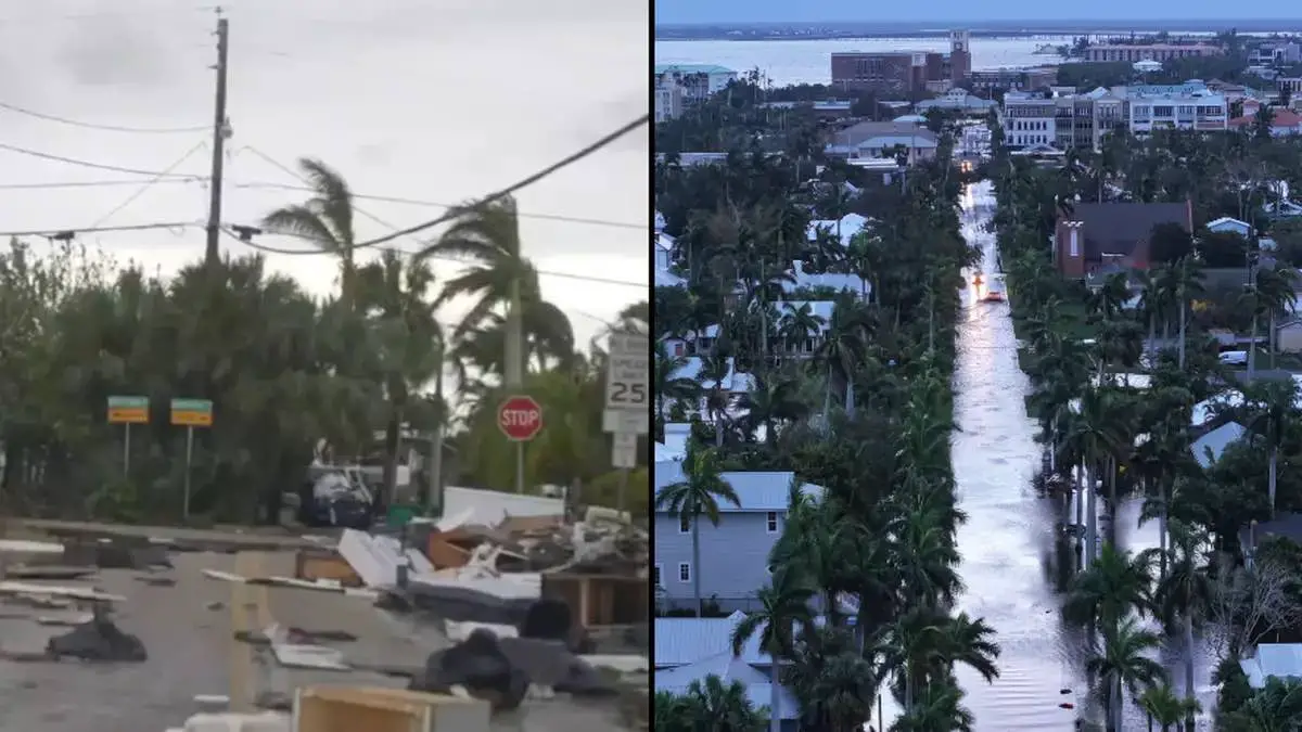 Scary Aftermath Images Display Brute Force of Hurricane Milton as ...